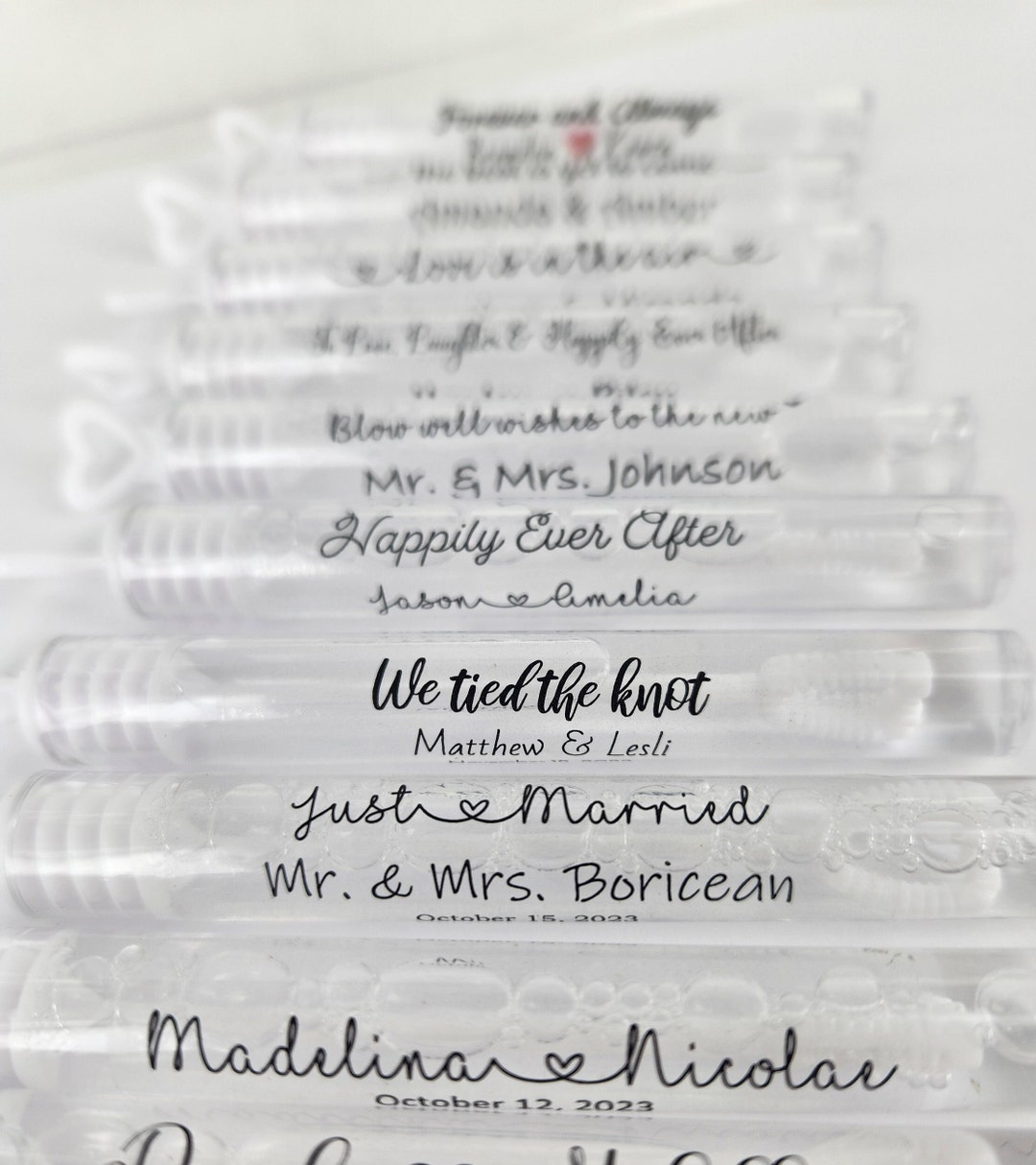 30 Personalized Bubble Labels for Bubble Wands, Custom Printed - Etsy