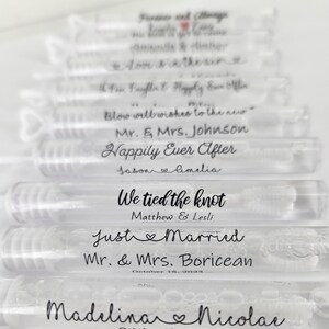 30 Personalized Bubble Labels for Bubble Wands Wedding Bubble - Etsy