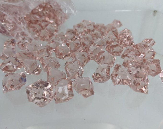 Rose Gold Acrylic Rocks, Acrylic Rock Filler, Vase Filler, Gems ...