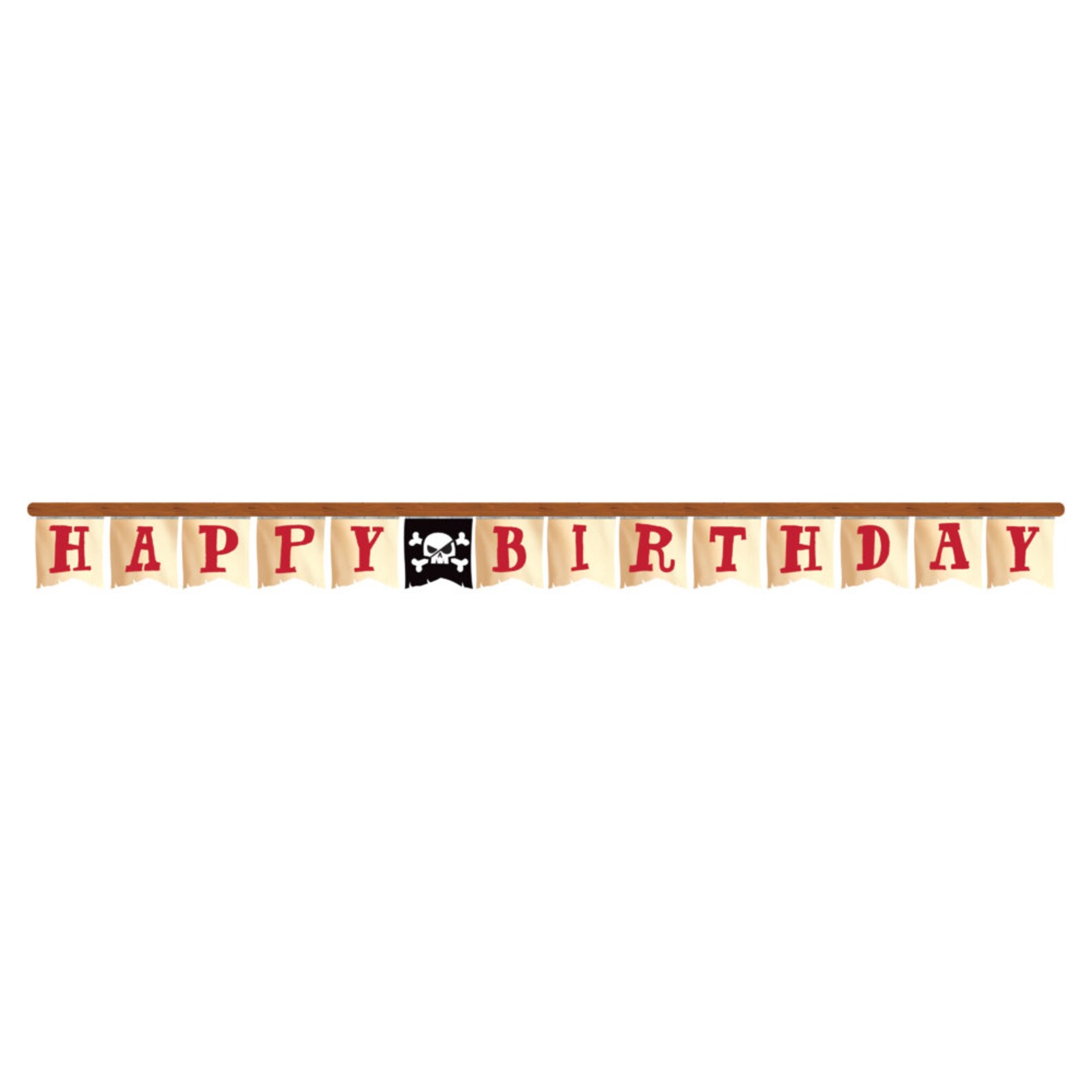 Pirate Treasure Happy Birthday Banner Pirate Party Pirate - Etsy