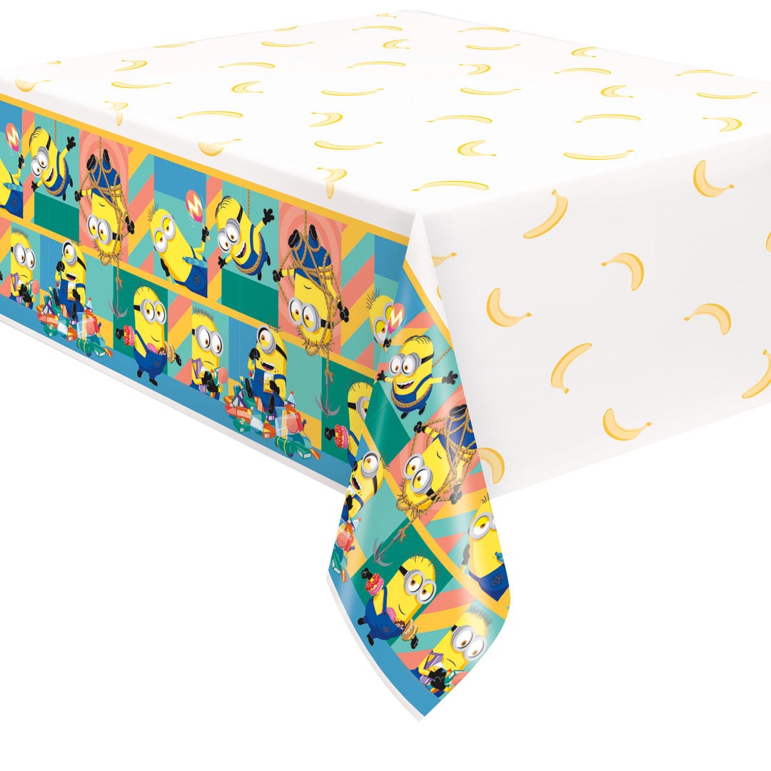 Despicable Me Minions Plastic Tablecloth, Despicable Me, Kids Party ...