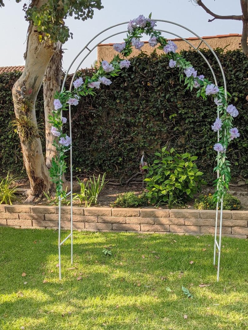 Wedding Event Metal Steel White Arch Outdoor Arch for - Etsy