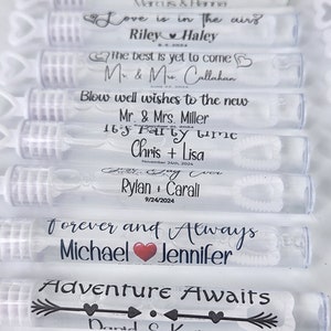 30 Personalized Bubble Labels for Bubble Wands, Custom Printed, Labels ...