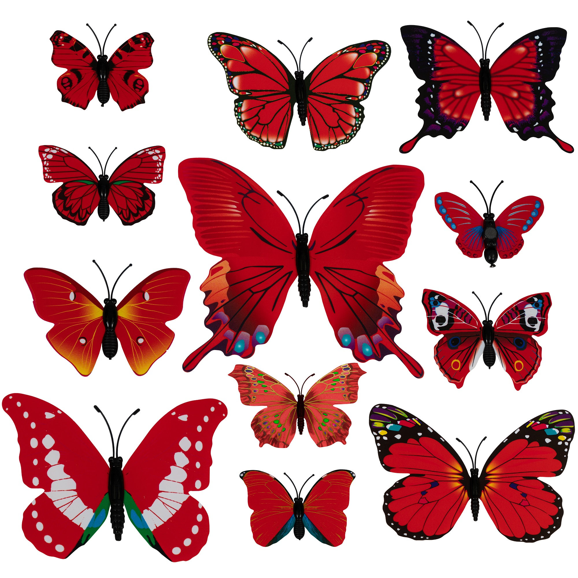 Red Butterflies Images