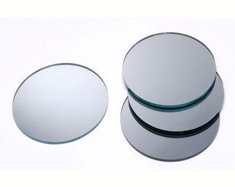 3 X 5 Inch Small Oval Craft Mirrors 2 Pieces - Etsy