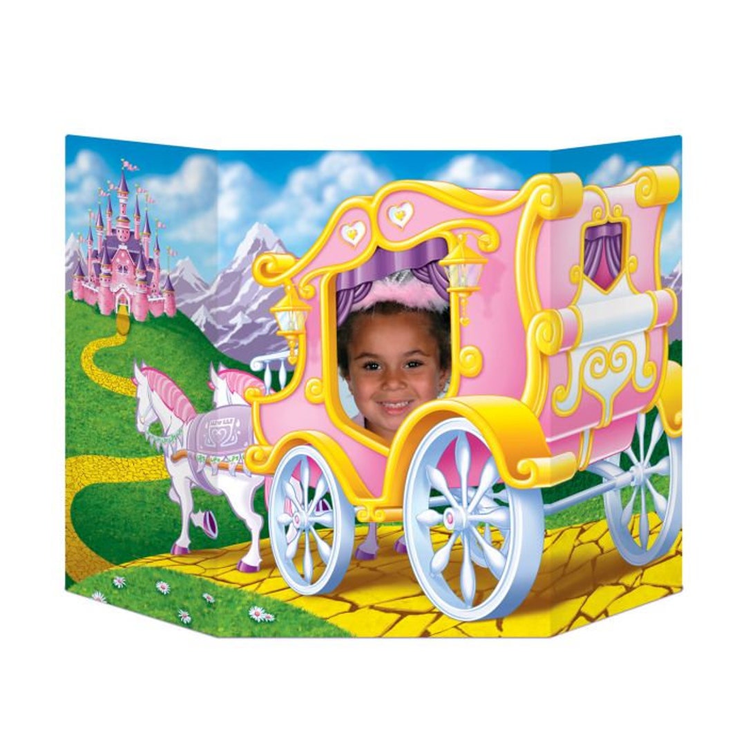 Princess Carriage Photo Prop, Pretty Princess Birthday, Princess ...