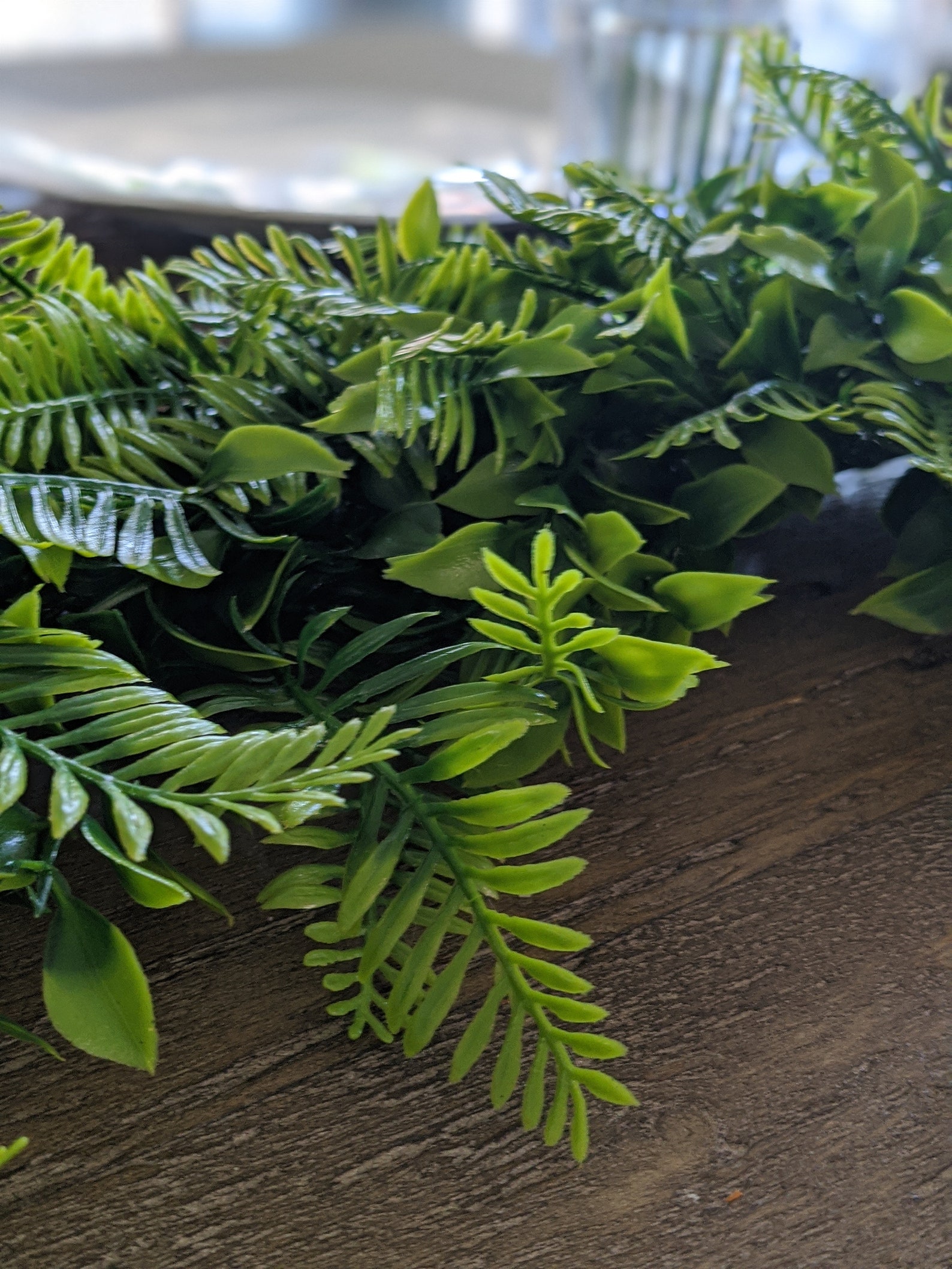 58 Artificial Fern and Gum Tree Garland Fern Garland - Etsy