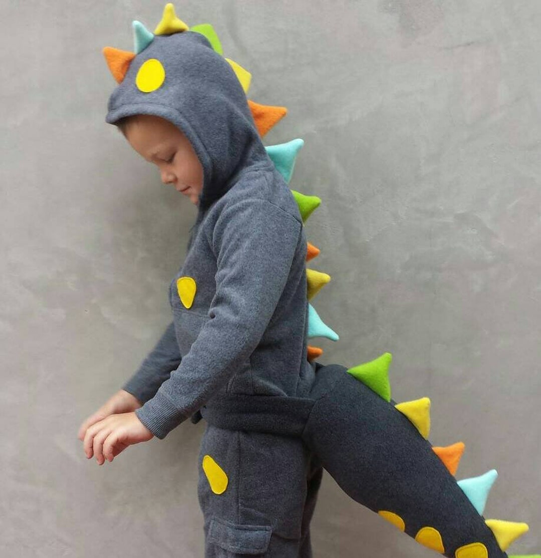3 Piece Dinosaur Costume. Dino Hoodie, Dino Tail and Pants. - Etsy