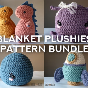 DIGITAL PATTERN Blanket Plushies Pattern Bundle - Etsy