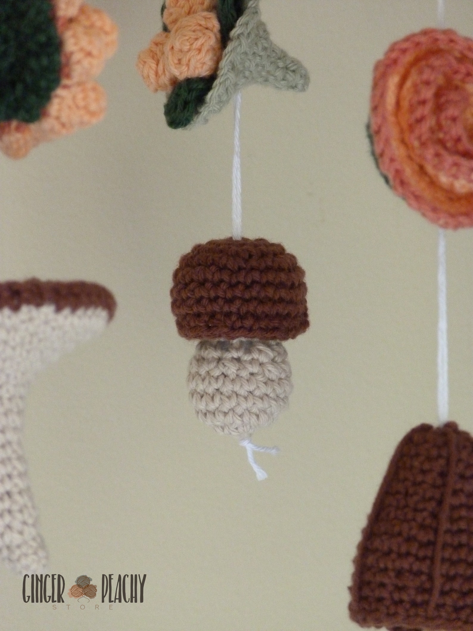 DIGITAL PATTERN Floral Woodland Baby Mobile Crochet Pattern - Etsy