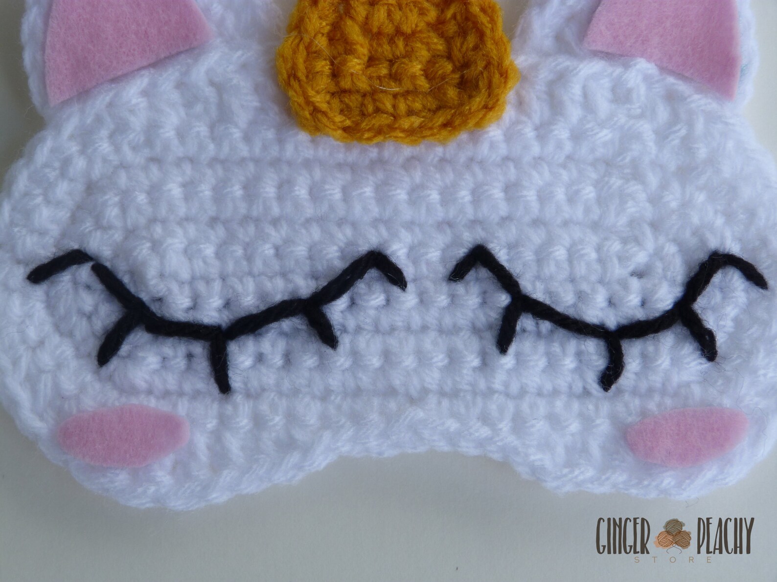 DIGITAL PATTERN Cat & Unicorn Sleep Masks Crochet Pattern - Etsy