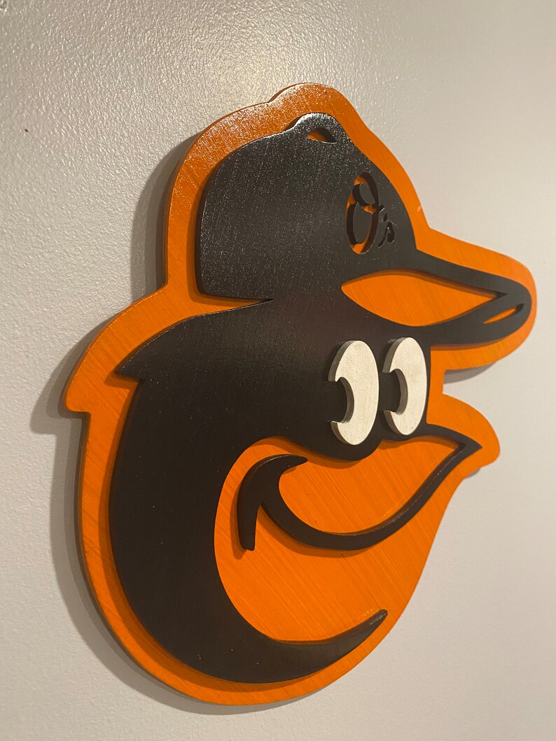 3D Orioles Head Logo Wall Decor - Etsy