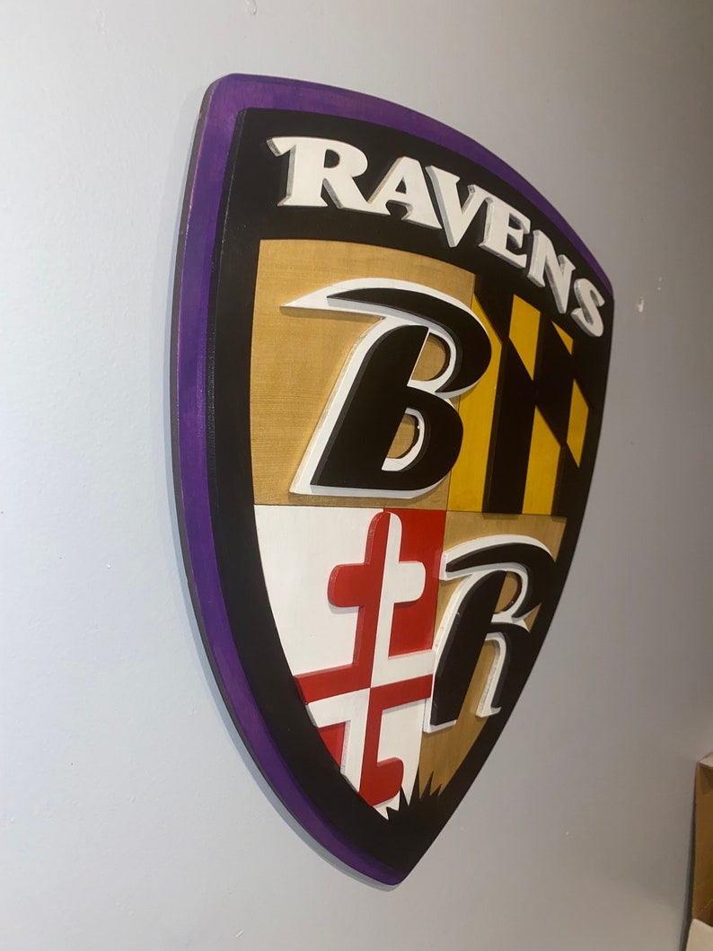 Ravens Coat of Arms - Etsy