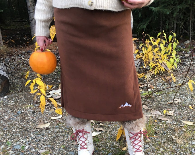 Custom Powder Daisy Polar Fleece Skirt Long - Etsy