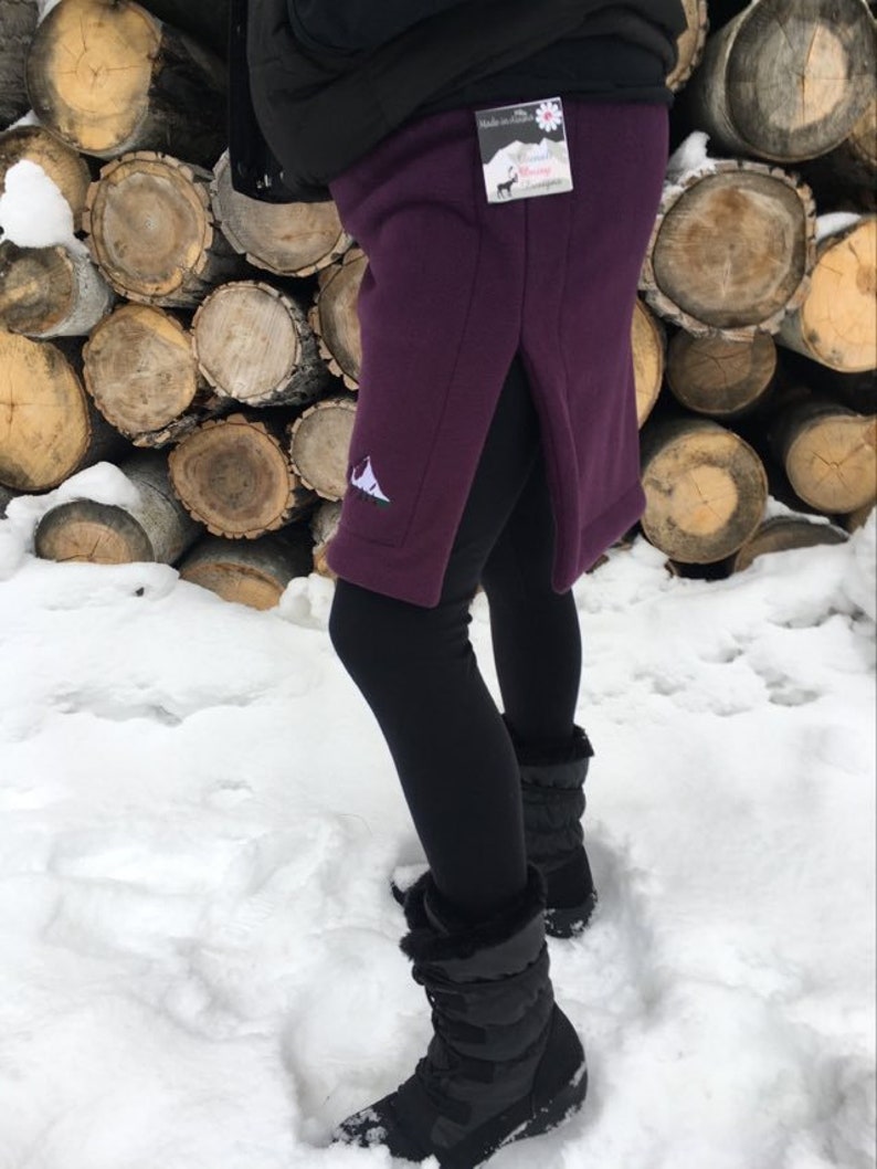 Custom Powder Daisy Polar Fleece Skirt Knee Length - Etsy