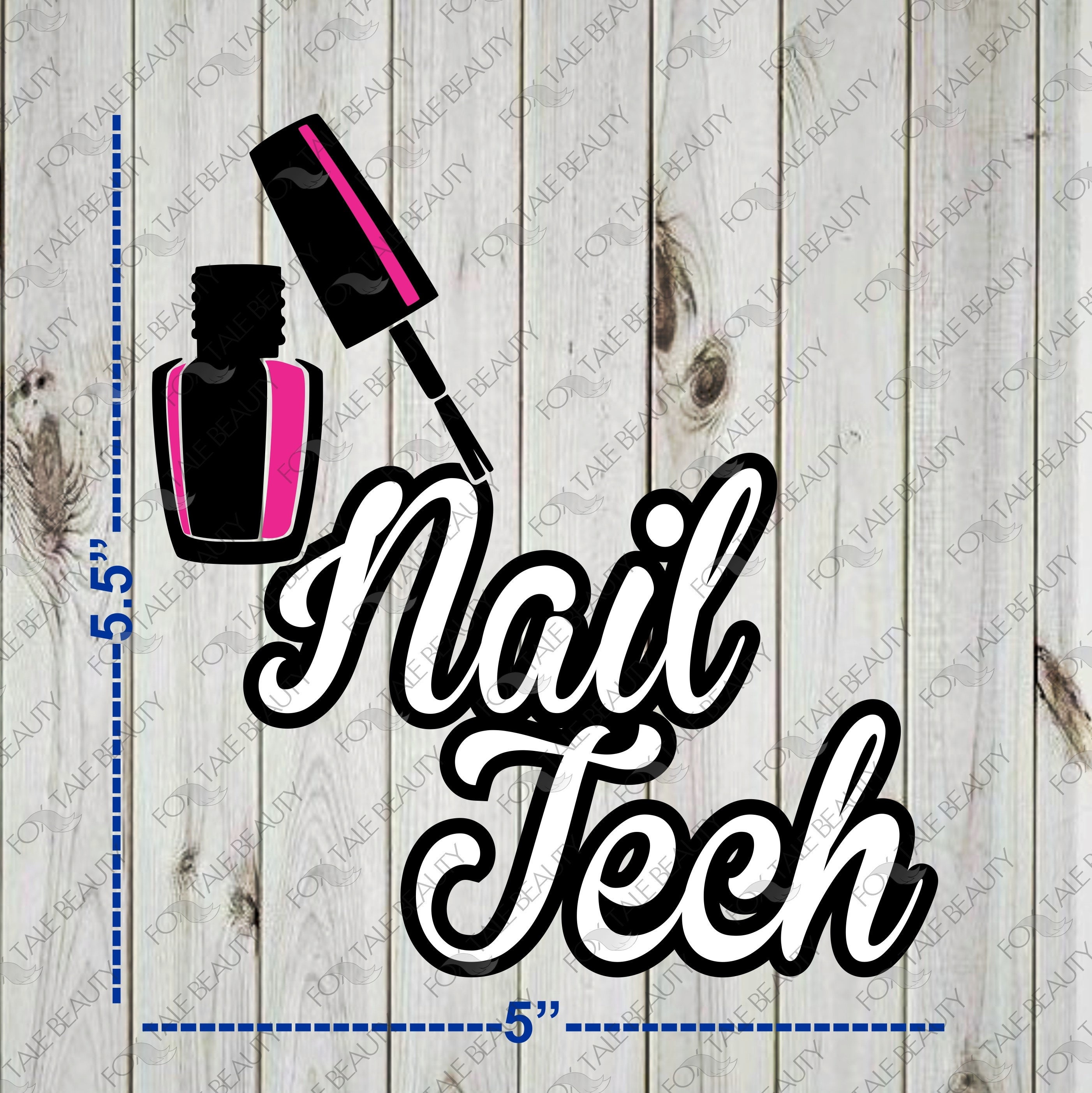 Nail Tech Decal / Nail Tech Sticker / Manicurist Decal / Nail - Etsy