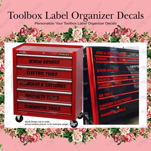 Ultimate Magnetic Toolbox Label Organizer Set for Tool Chest - Etsy