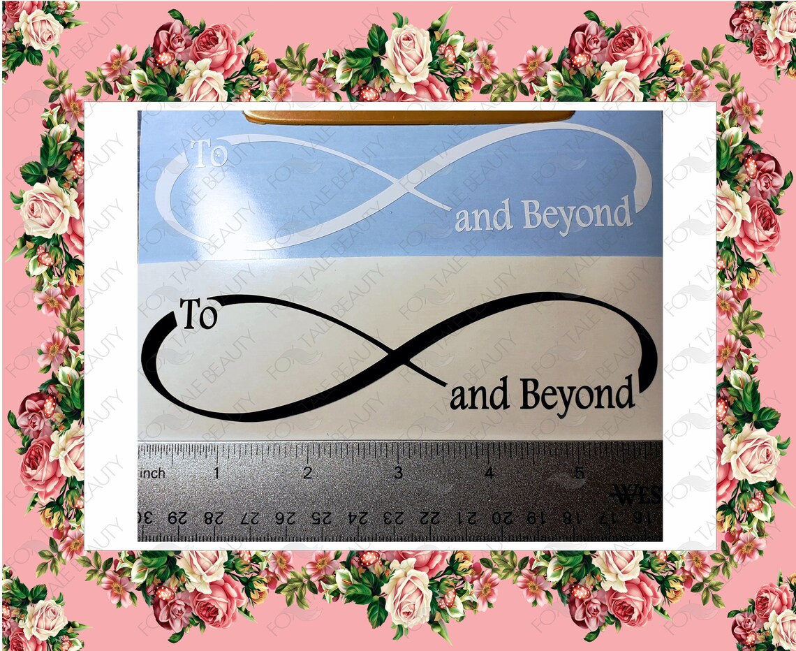 To Infinity and Beyond Decal / Infinity Decal - Etsy