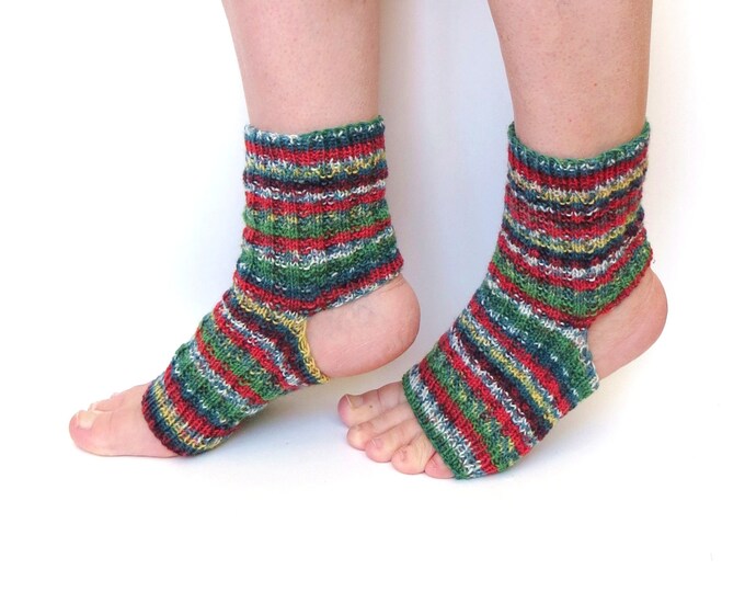 Yoga Socks Toeless Socks Pedicure Socks Pilates Dance Shoes - Etsy