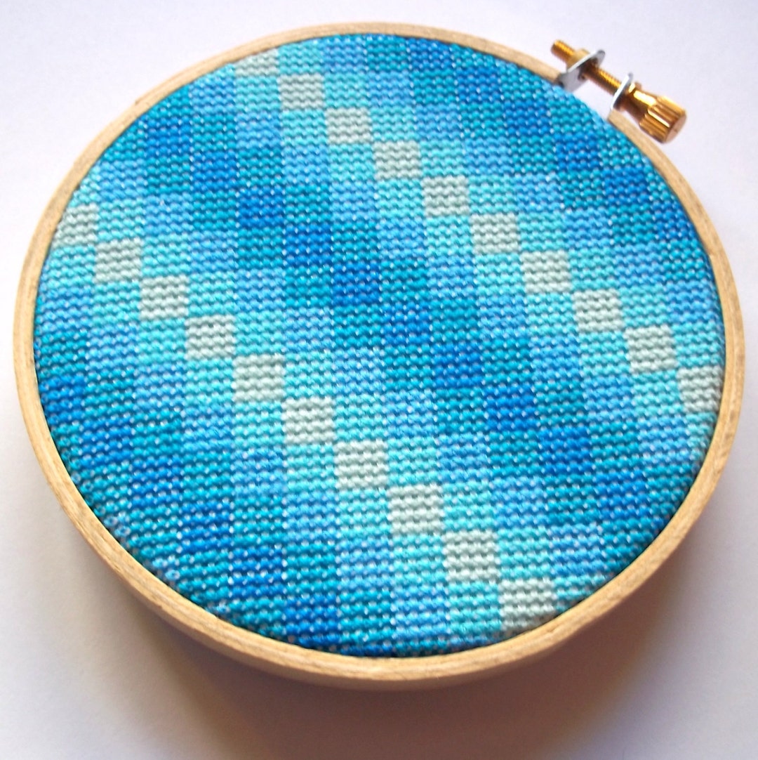 Blue Diamonds Cross Stitch Pattern, Digital Download PDF - Etsy