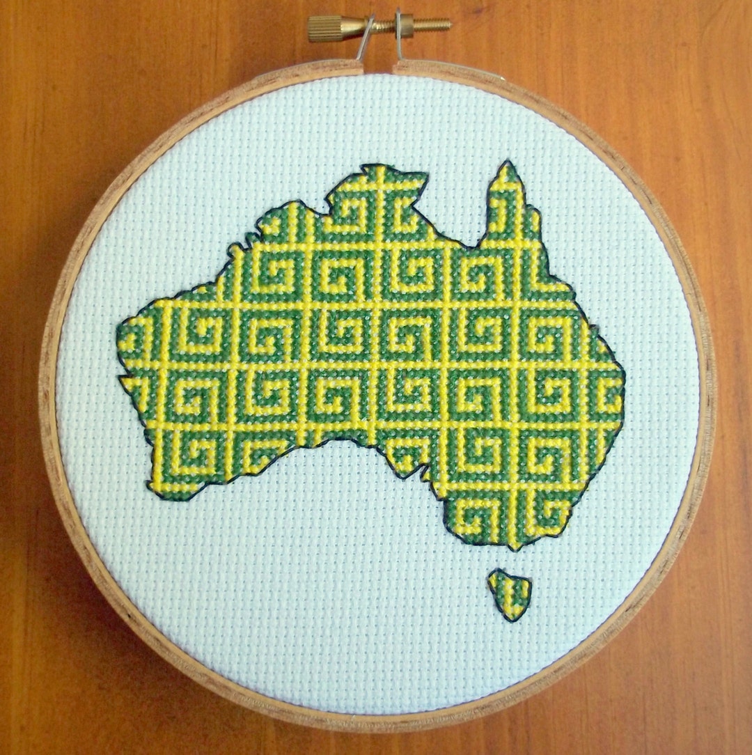 Australia Cross Stitch Pattern, Digital Download PDF - Etsy