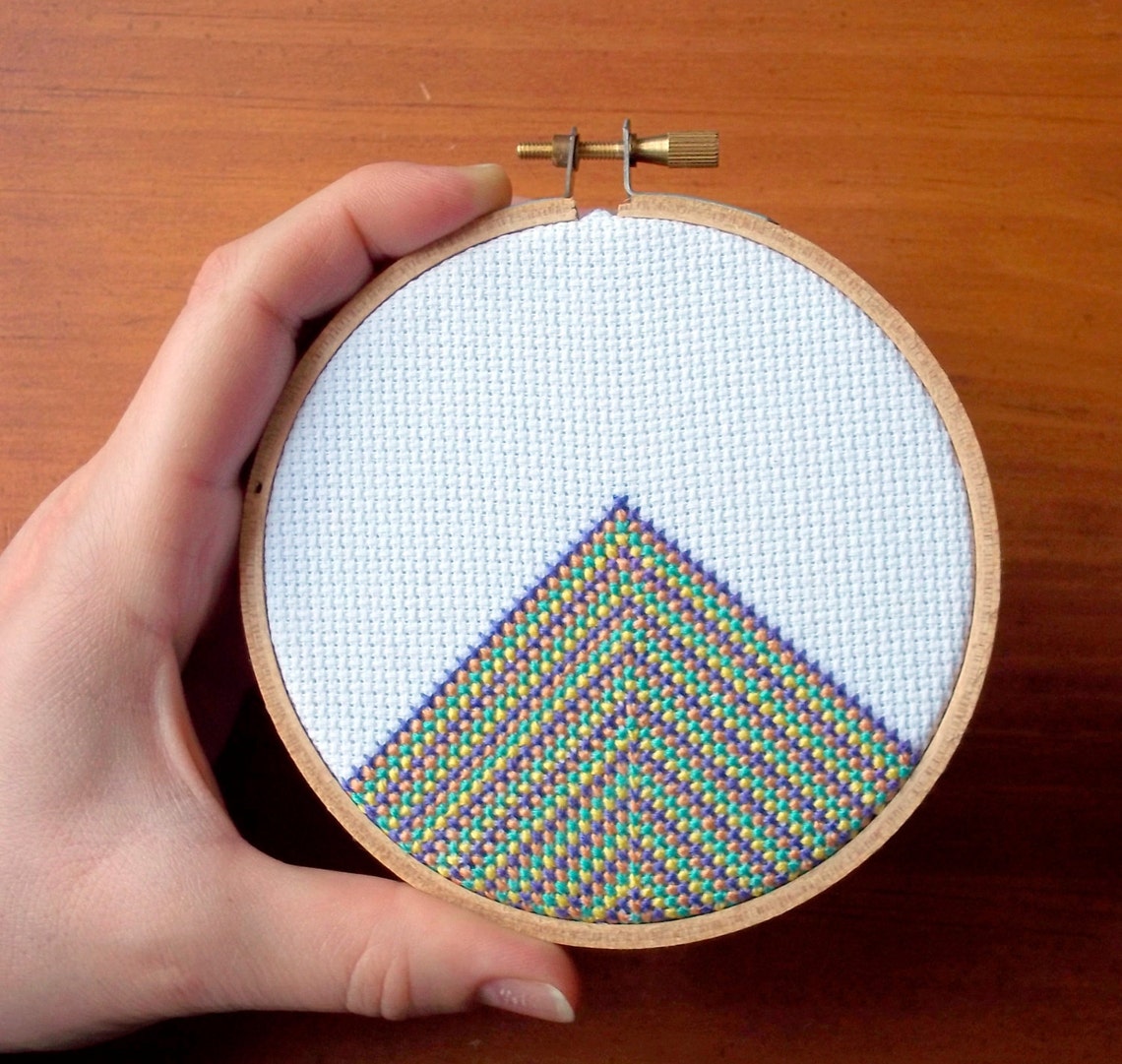 Chevron Sunset Cross Stitch Pattern, Digital Download PDF - Etsy