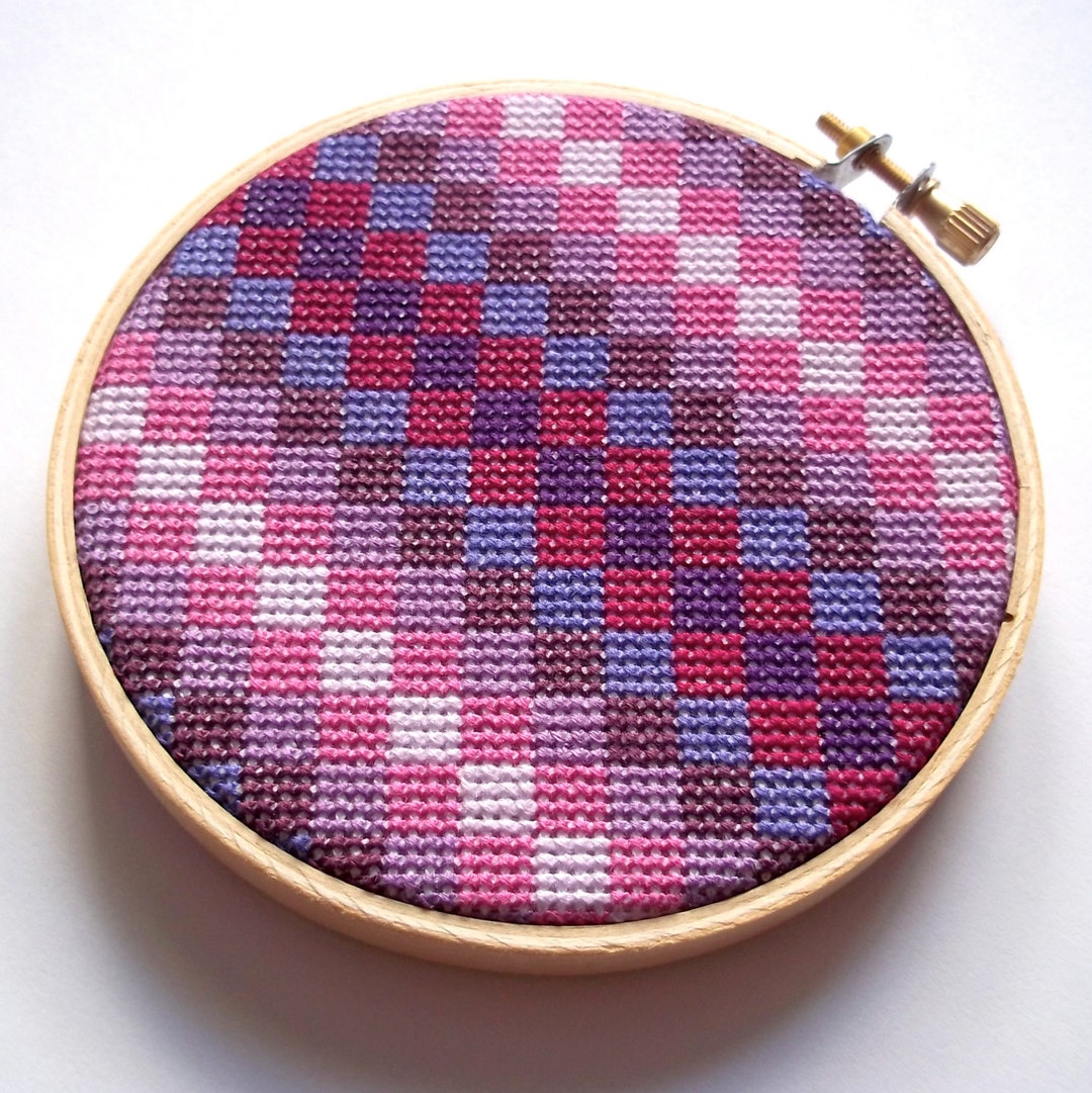 Purple Diamonds Cross Stitch Pattern, Digital Download PDF - Etsy