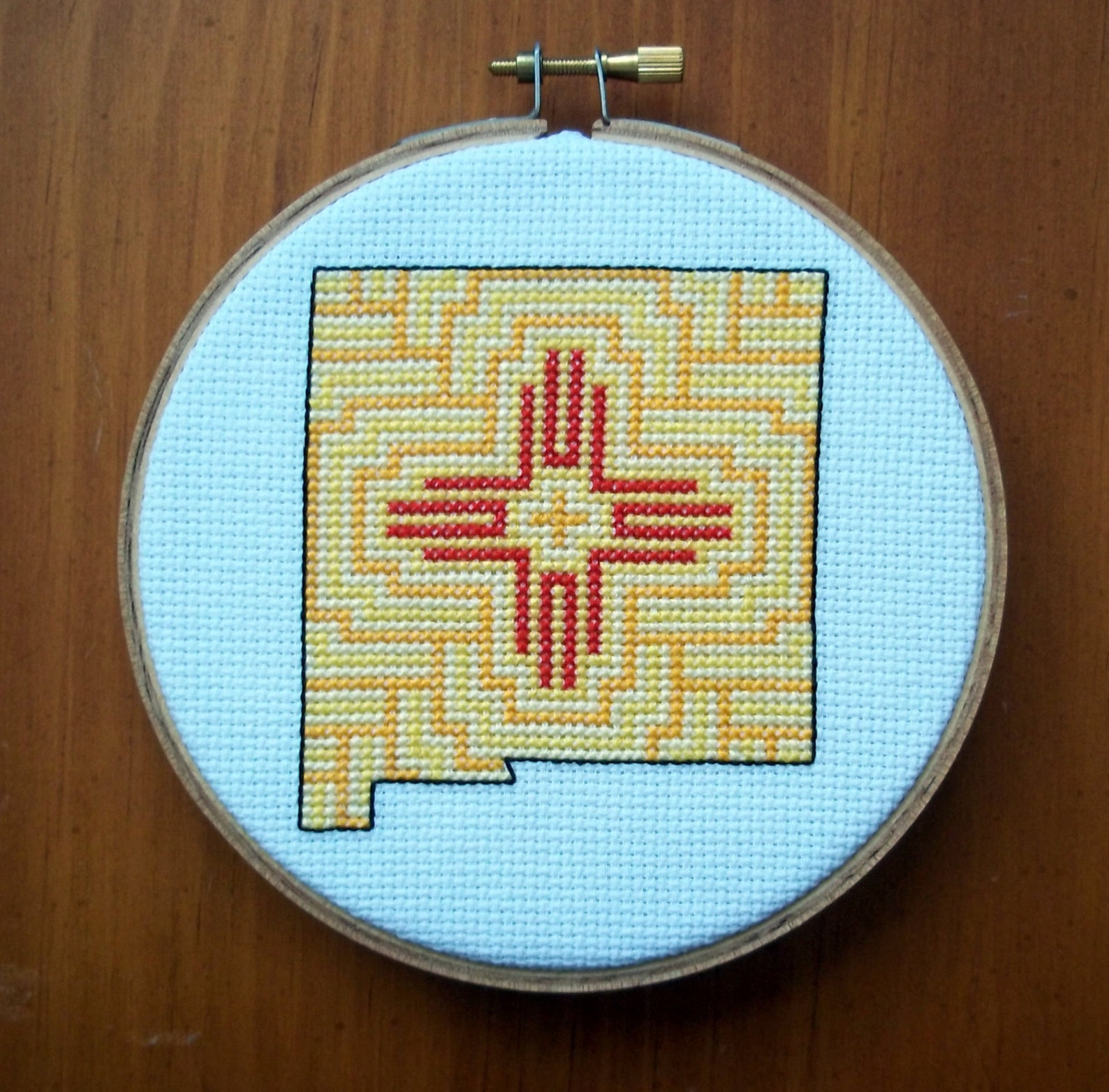 New Mexico Cross Stitch Pattern, Digital Download PDF - Etsy