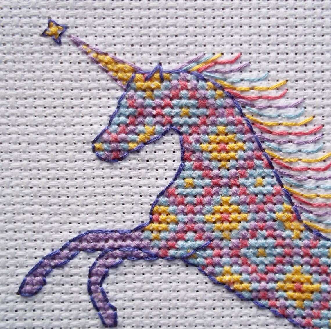 Unicorn Cross Stitch Pattern, Digital Download PDF - Etsy