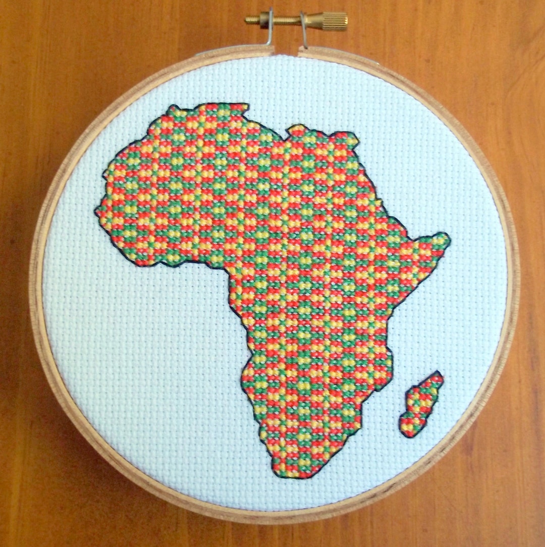 Africa Cross Stitch Pattern, Digital Download PDF - Etsy