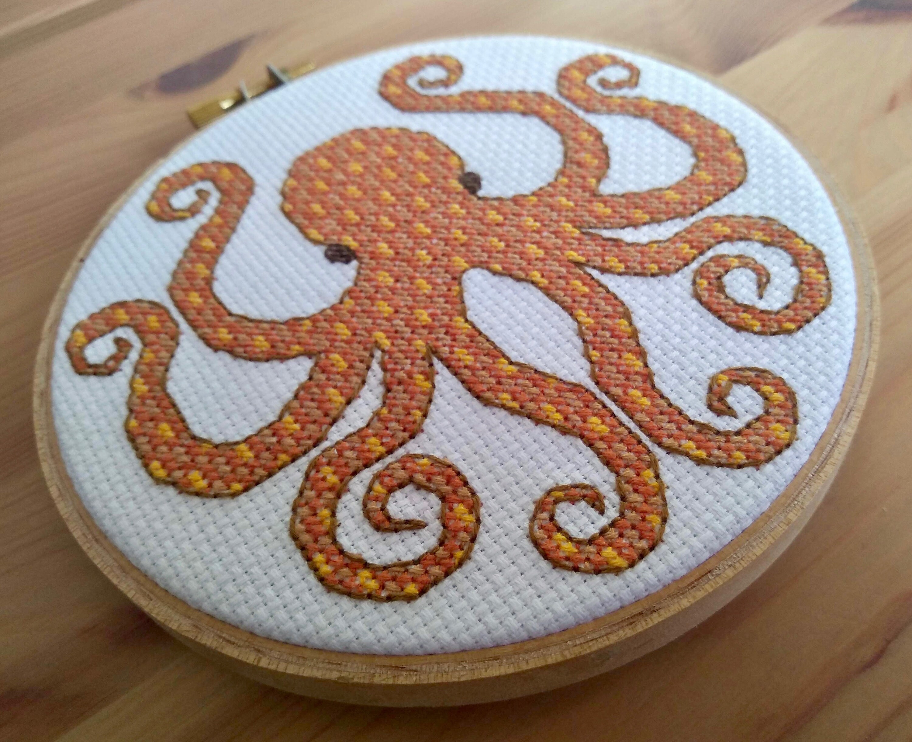Octopus Cross Stitch Pattern, Digital Download PDF - Etsy