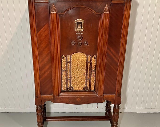 1934 Philco Cathedral Radio, Model 89B Code 123, Elec Restored, Am ...