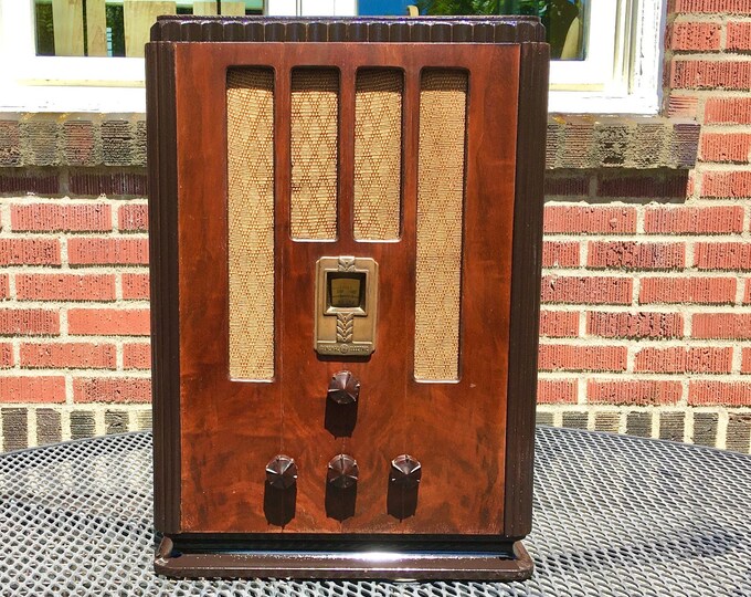 1935 GE Tombstone AM Shortwave Art Deco Radio, Full Restoration, Model A63 - Etsy