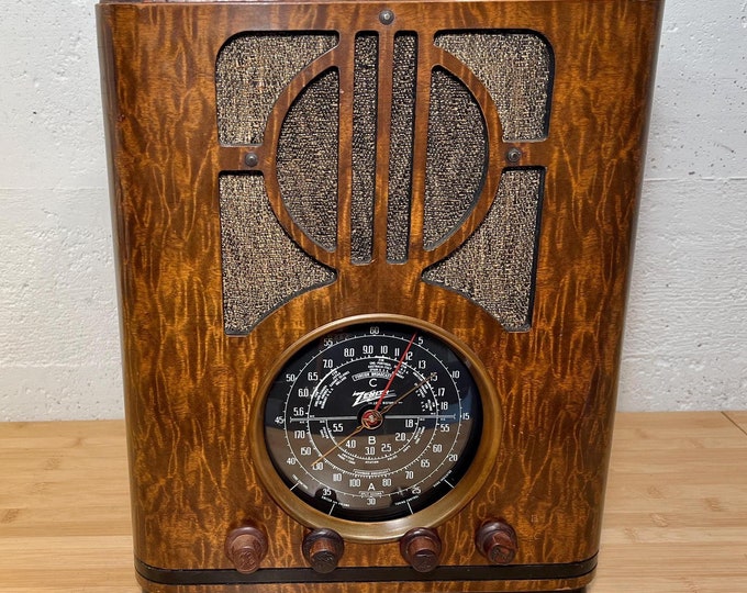 1937 Zenith Am/shortwave Tombstone Radio 6S229, Elec Restored - Etsy