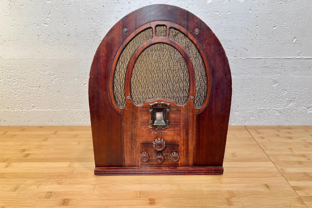 1934 Philco Cathedral Radio, AM/SW/MP3, Optional Bluetooth, Model 89B ...