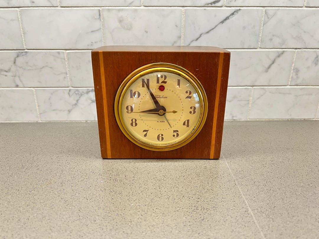 1945-49 Telechron Talisman Alarm Clock 7H139, Serviced & Working Nicely ...