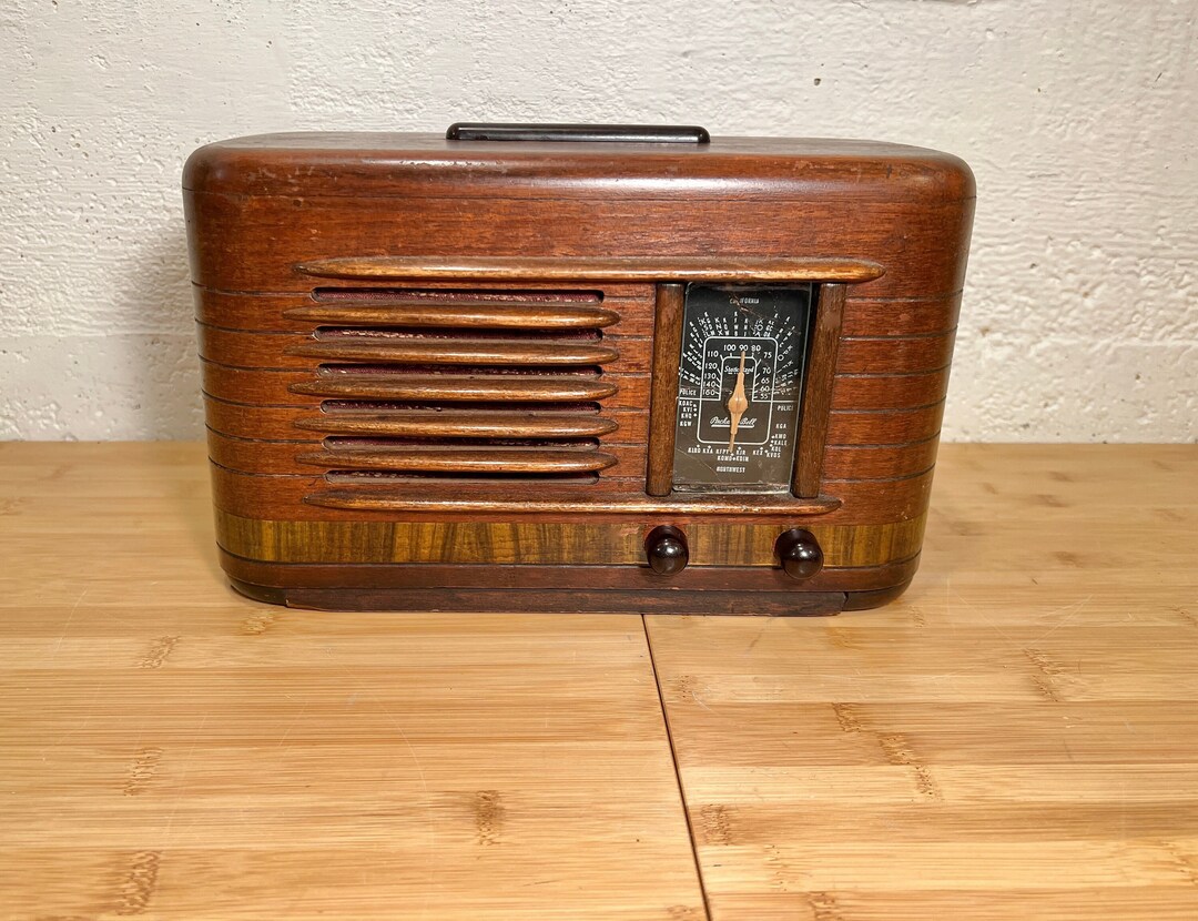 1941 Packard-bell 5E Deluxe Art Deco Radio Full Elec - Etsy