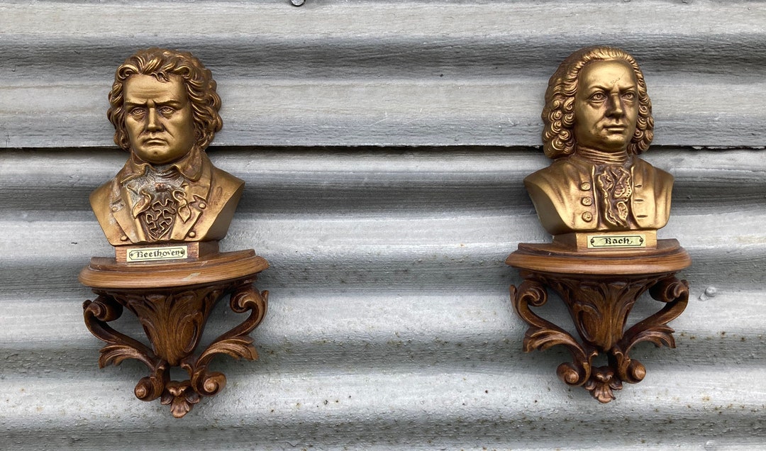 Roll Over Beethoven Give Bach Some Room . 2 Plastic Molded Maestros 12 ...