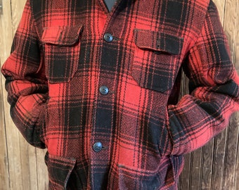 Red Plaid Hunting Jacket - Etsy