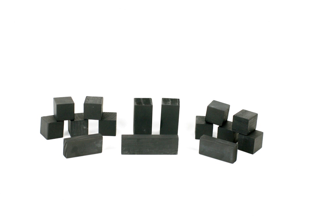 Wooden Chalkboard Building Blocks, Montessori Toddler and Preschool ...