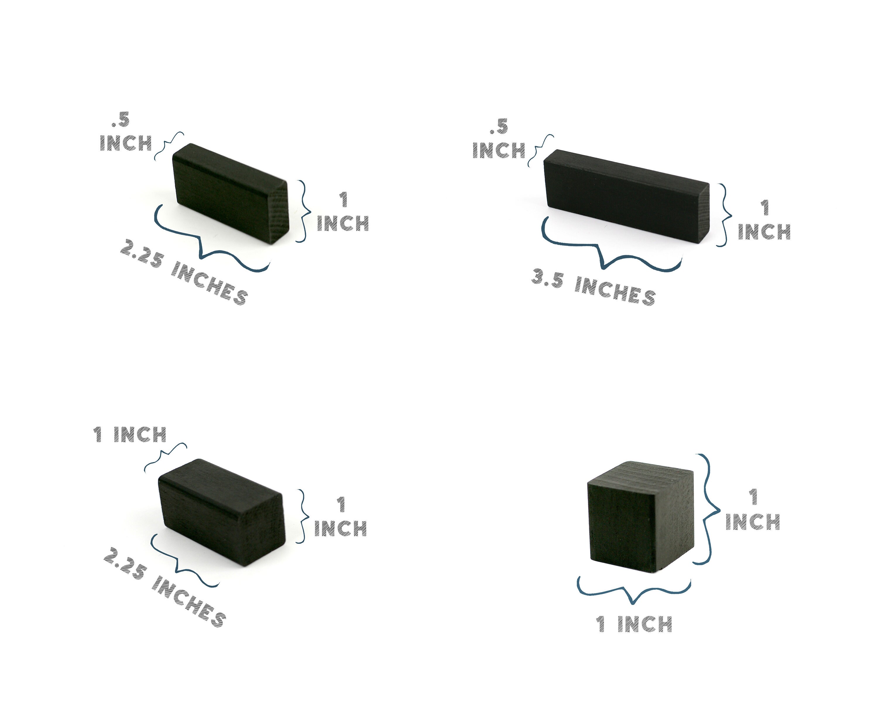 Wooden Chalkboard Building Blocks Montessori Toddler and - Etsy