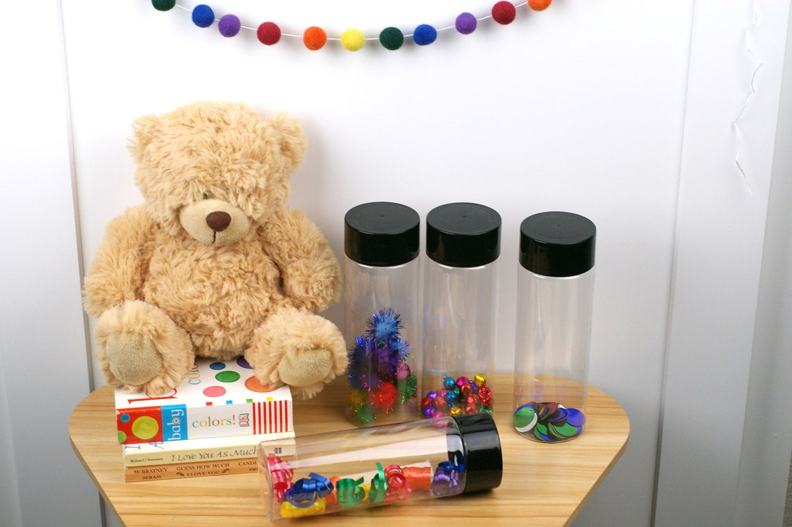 Sensory Bottles Set Autism Sensory Activities Montessori - Etsy
