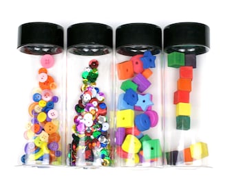 Sensory Bottle Kids Gift Colorful Shapes Calming Jar - Etsy