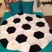 Fleece Soccer Ball Rag Quilt/blanket Throw - Etsy