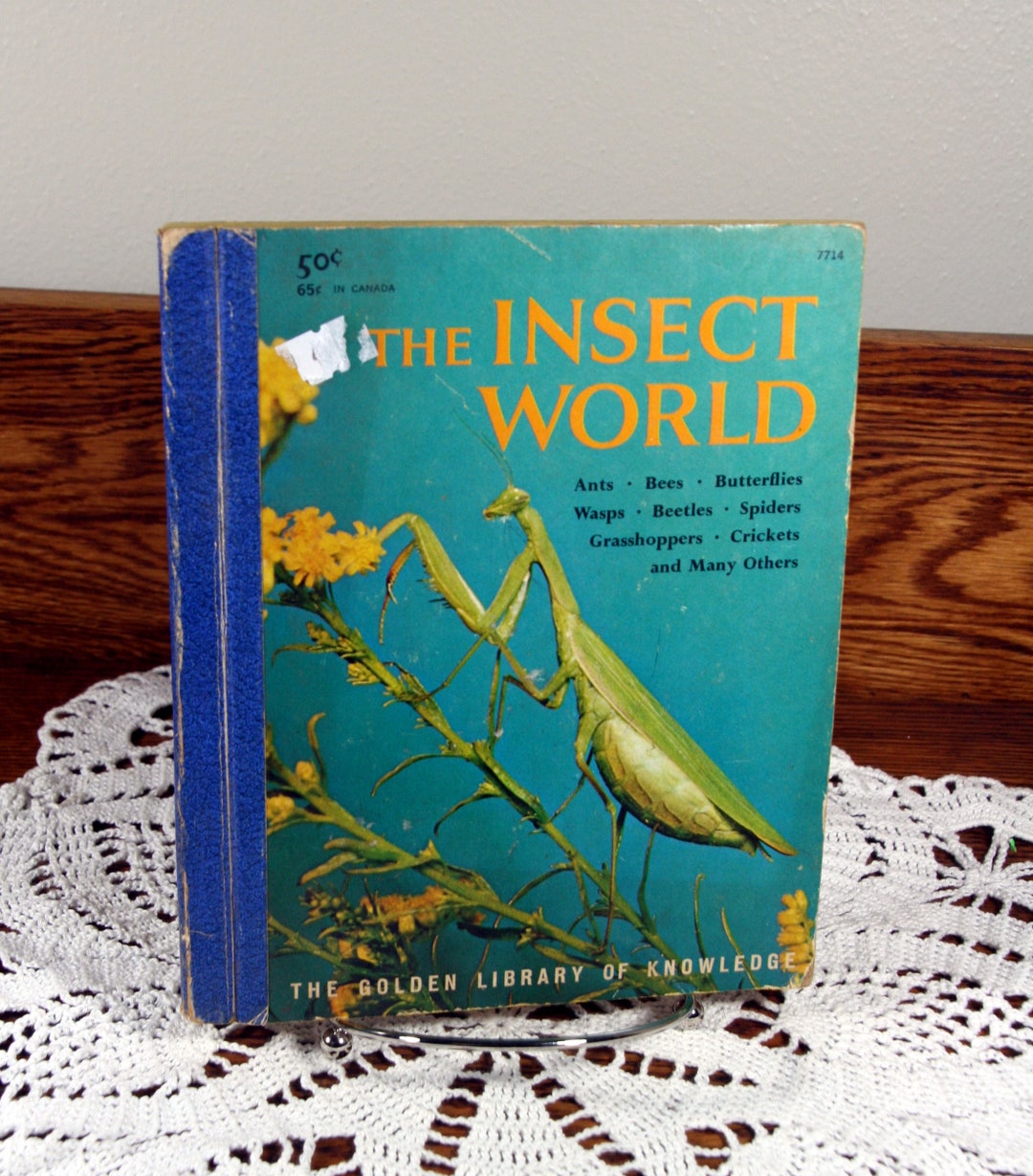 Insect World- Golden Library of Knowledge-child's Book-nonfiction-1959 ...