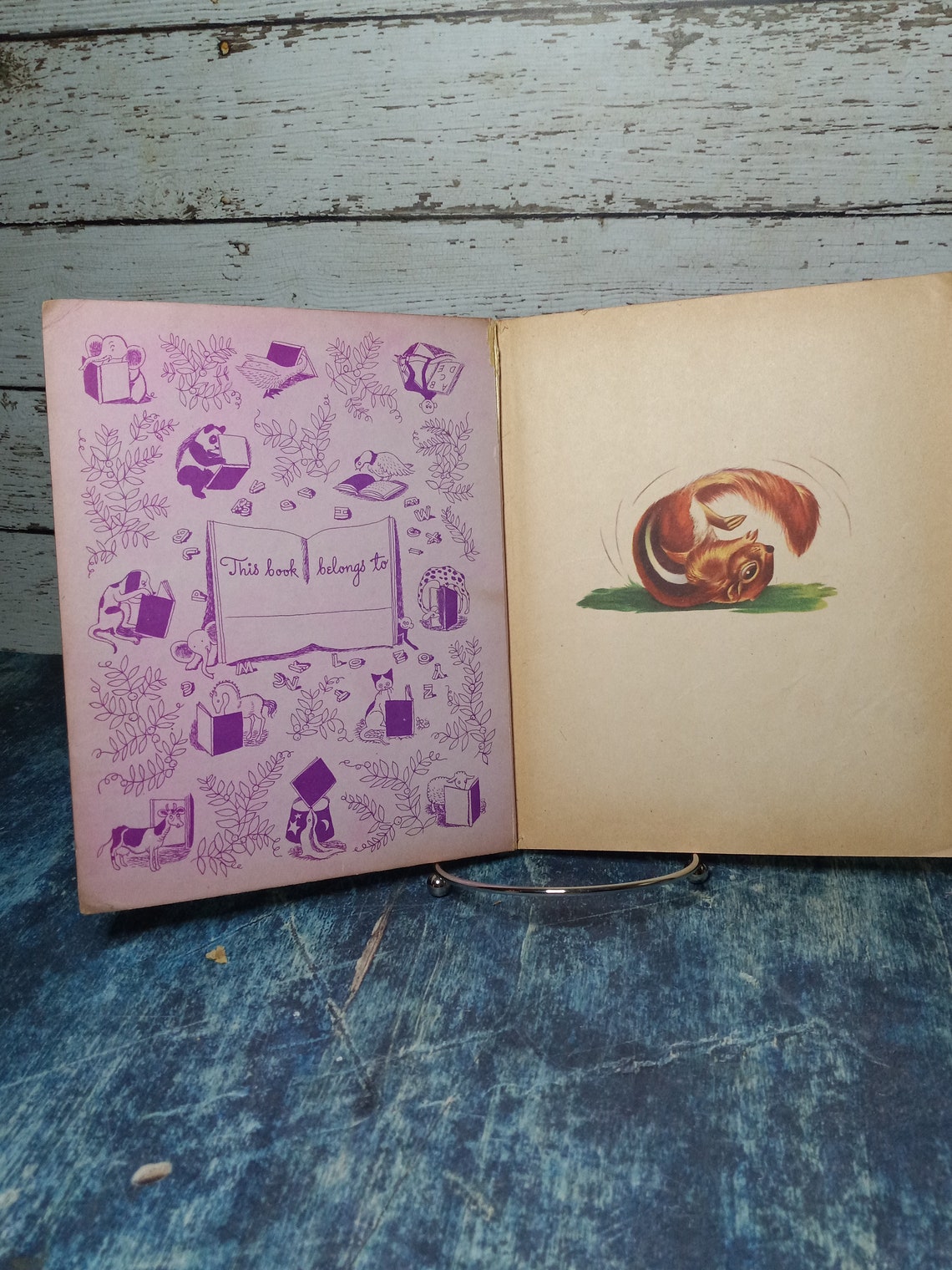 1947 Chip Chip Chipmunk Book-very Old Little Golden Book-childrens ...