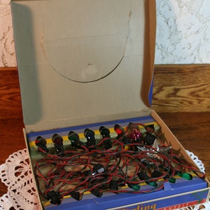 Sterling Christmas Lights in Original Box-with Reflectors-vintage ...