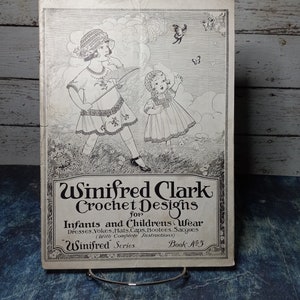 Very Old Winifred Clark Crochet Book for Infants and Childrens - Etsy