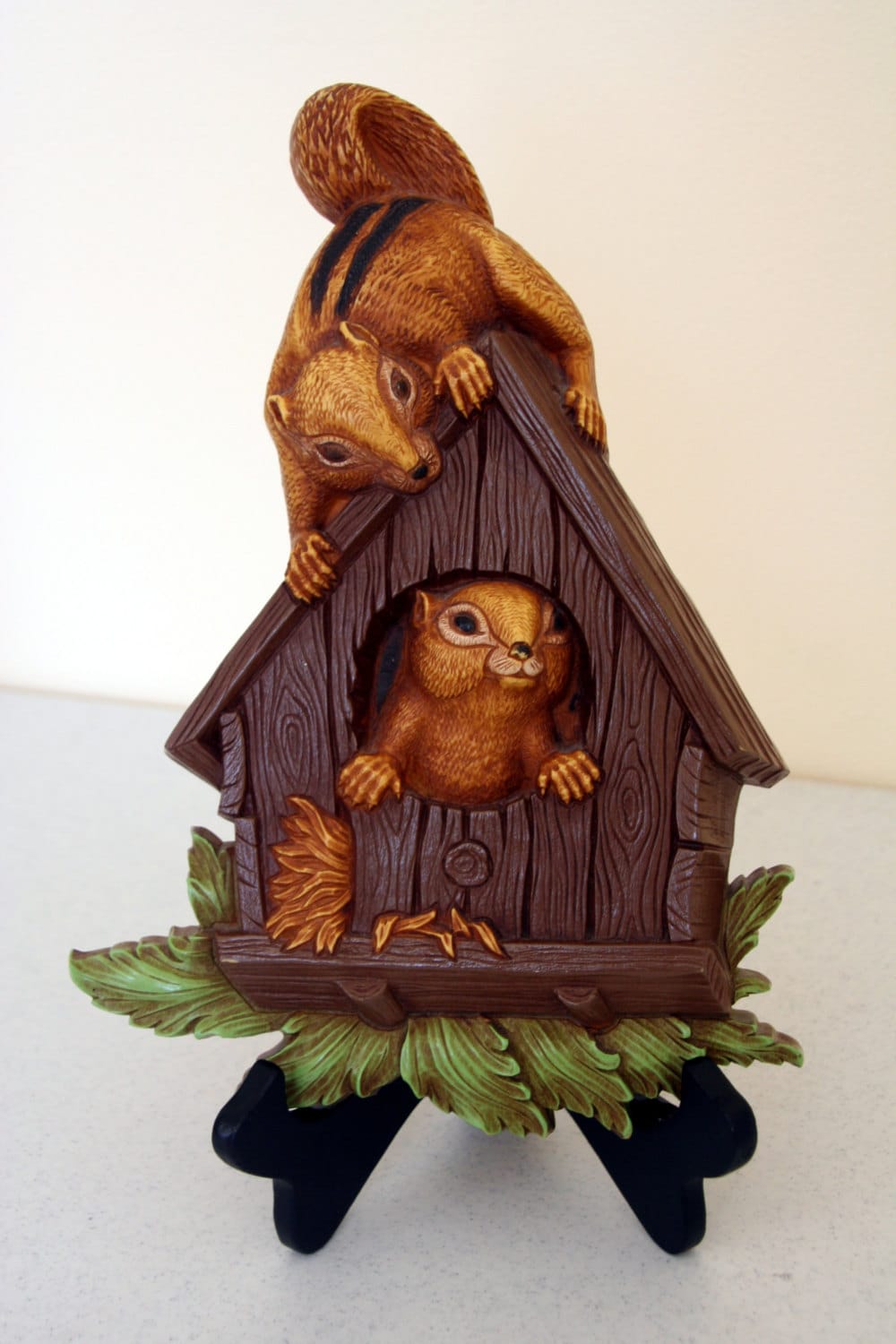 Dart Resin Wall Art Chipmunk House-mid Century Plastic Wall Decor - Etsy