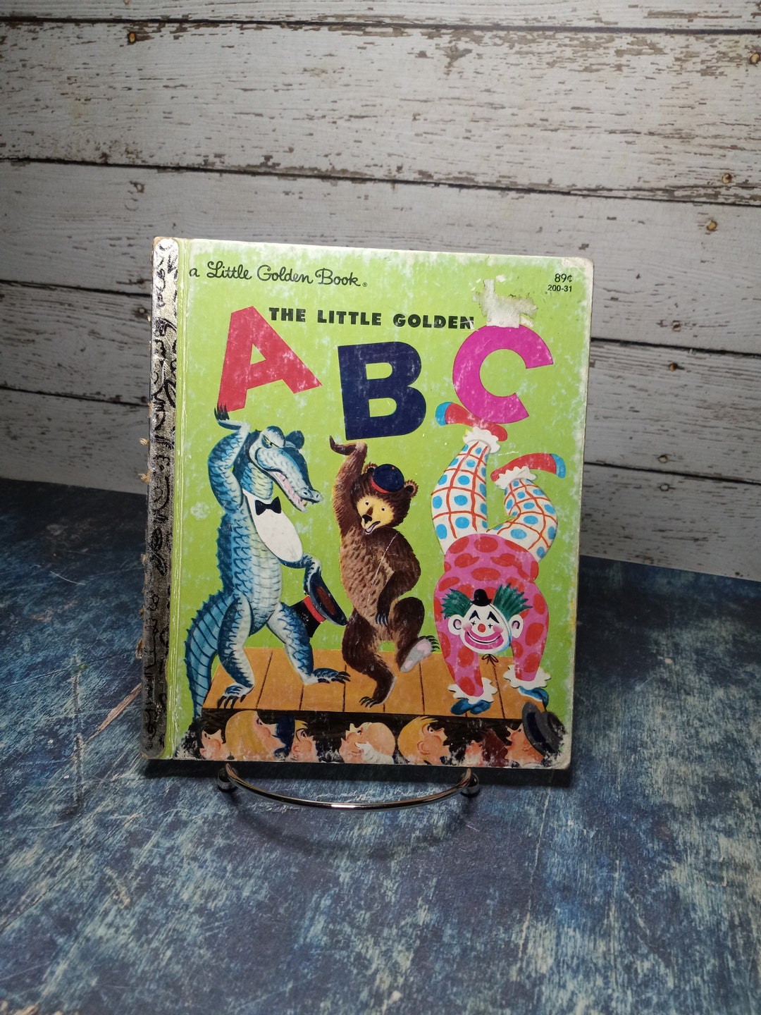 The Little Golden Book ABC Book-1981 Copy of 1951 Storybook-mid Century ...